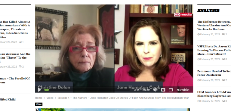 Stories of Faith & Courage from the Revolutionary War – Jane Hampton Cook